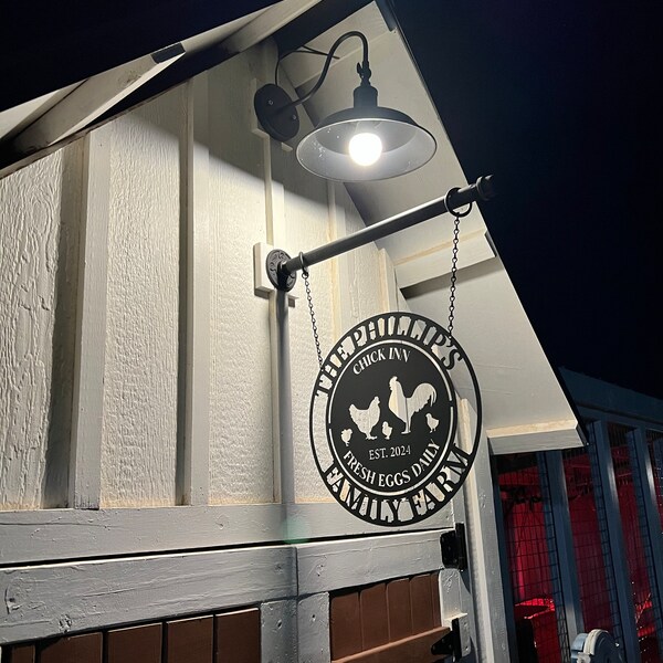 Customized Chicken Farm Metal Sign,personalized Chicken Coop,hen House ...