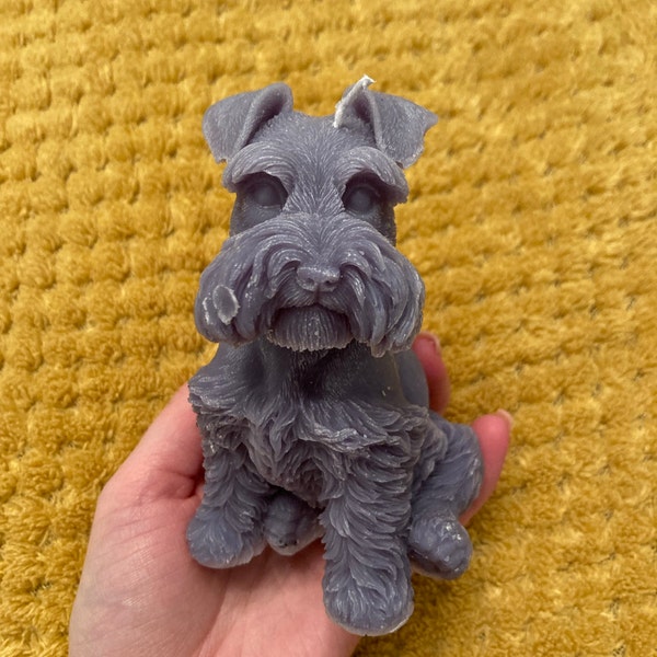 Schnauzer Candle - Etsy