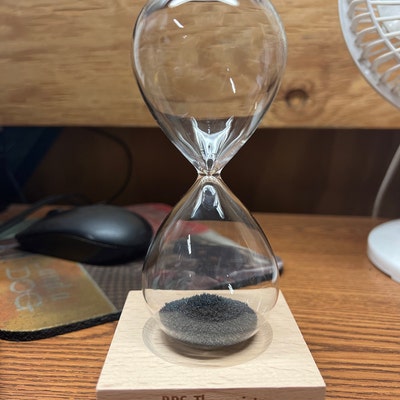 Custom Hourglass, Magnetic Hourglass, Engraved Hourglass, Hourglass ...