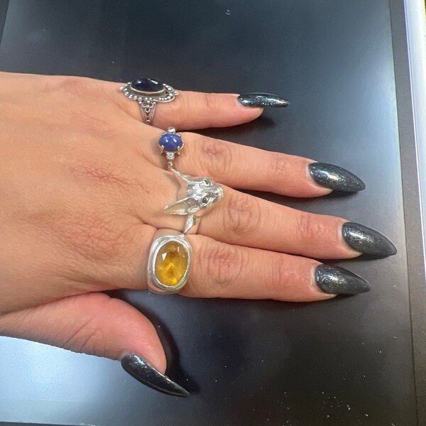 Abyssinian Cat Ring Sterling Silver Handmade - Etsy