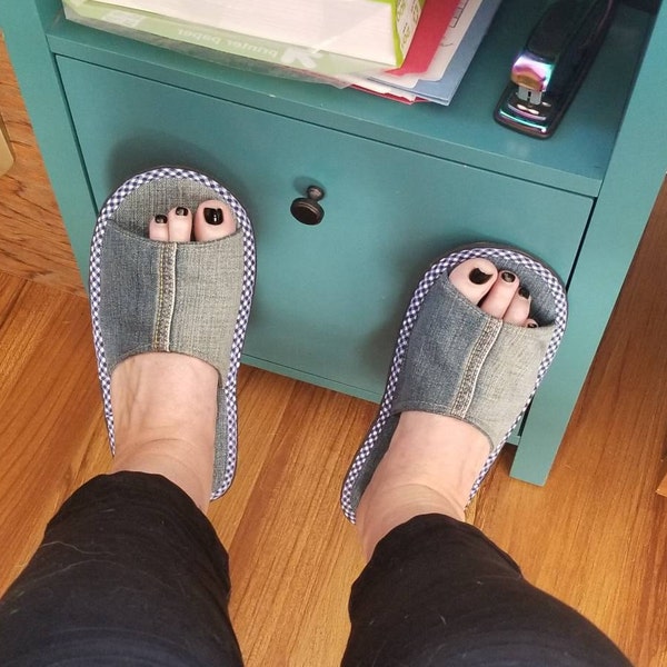 Custom Made Denim Cooking/working Apron Made of Recycled Jeans ...