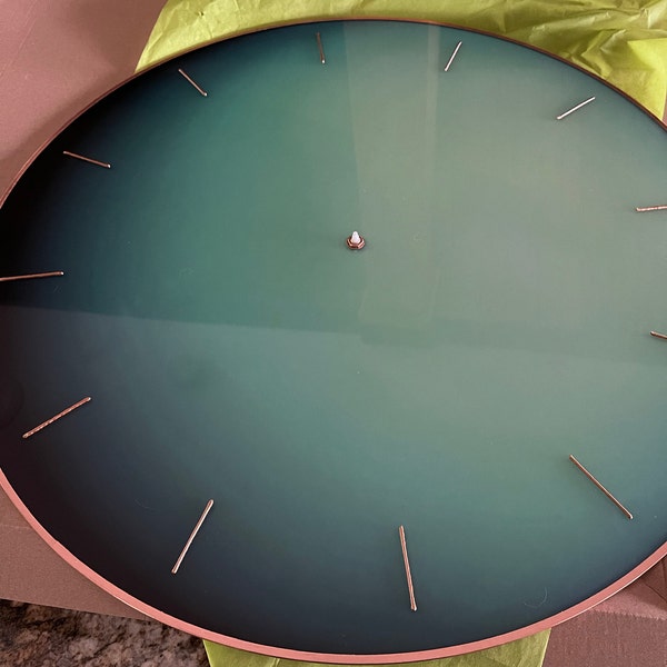 Uranus Planet Clock, Wall Clock, Glow in the Dark, Oversized Clock ...