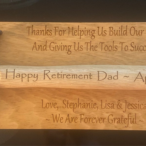 Retirement Gift for Dad ~ Personalized Retirement Gift ~ Retirement ...
