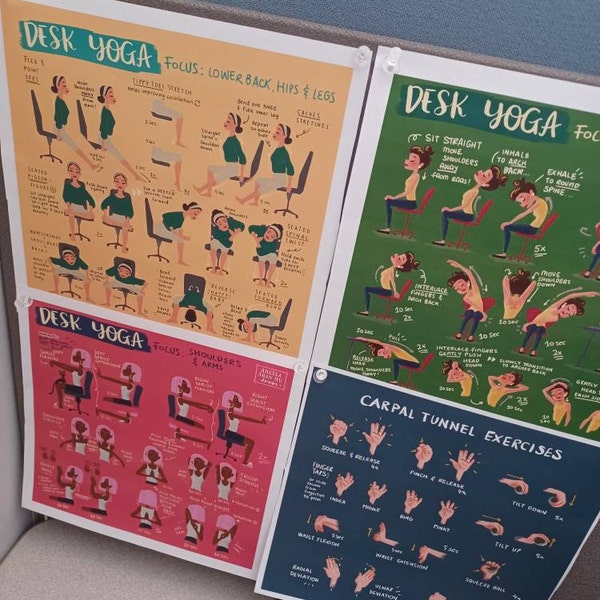 Desk Yoga - Focus on Lower Body, Lower Back, and Hips | Yoga at Your ...