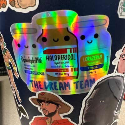 Emergency Nurse Sticker Pack Dream Team Ativan Haldol - Etsy