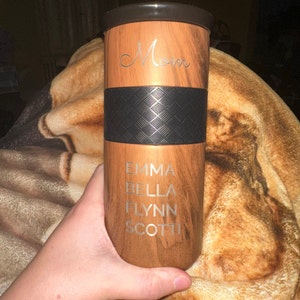 Personalized 16oz Cold Brew Mug With Durable Lid Powder-coated Travel ...