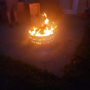 Custom Logo Fire Pit | Etsy