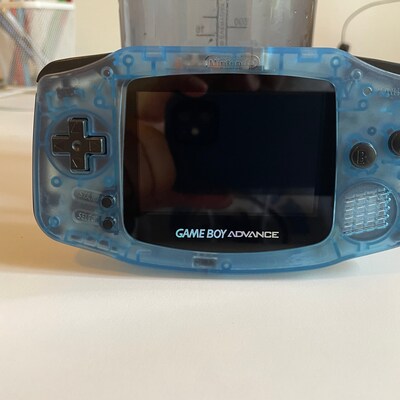 Extra Mods and IPS Backlit LCD GBA Mod Nintendo Gameboy Advance Clear ...