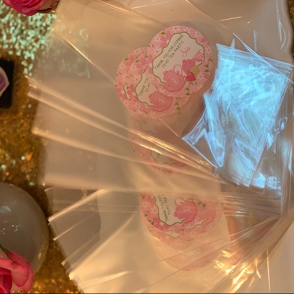 Tea Party Stickers, Garden Party Stickers, Tea Party Favors, Tea Party ...