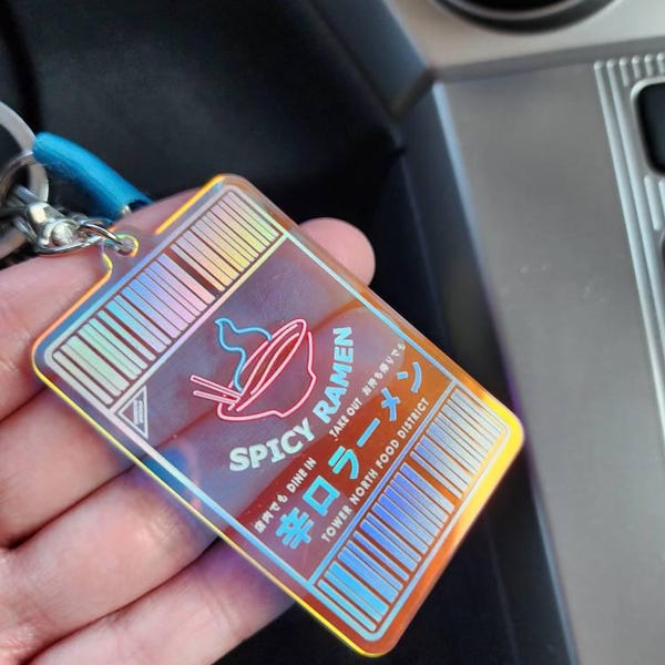 Destiny 2 - Expired Ramen Ticket Rainbow Acrylic Charm - Etsy