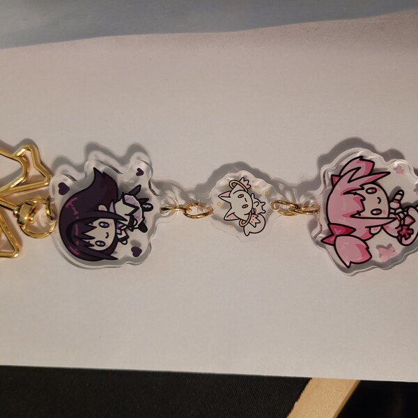 Madoka Homura Series-charms Keychain - Etsy