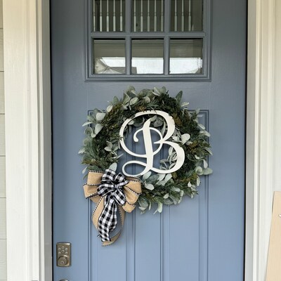 Extra Large Swags for Front Double Doors, Grass and Garland Privacy ...