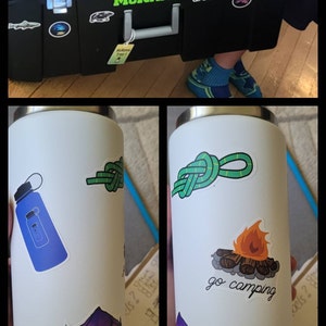 50 Outdoor Camping Hiking Stickers Pack Nature Set Lot - Etsy