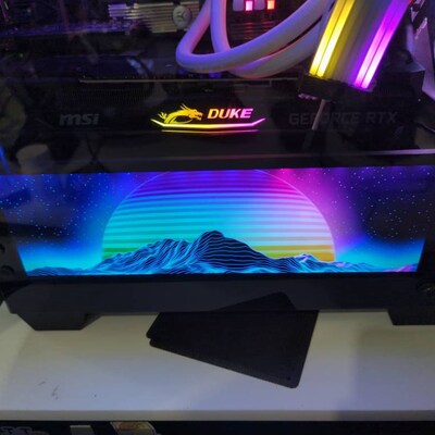 Custom Rgb Pc Case Light Decoration Board Panel Water Cooling Pc Decor ...