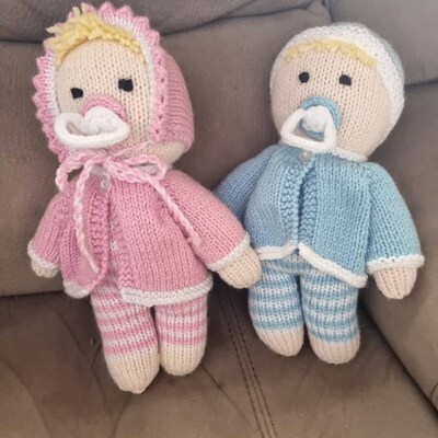 Basic Doll Knitting Pattern 33cm 13 Inch Doll Body Base Worked Flat - Etsy