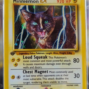Custom Pokémon Card From PHOTO - Etsy