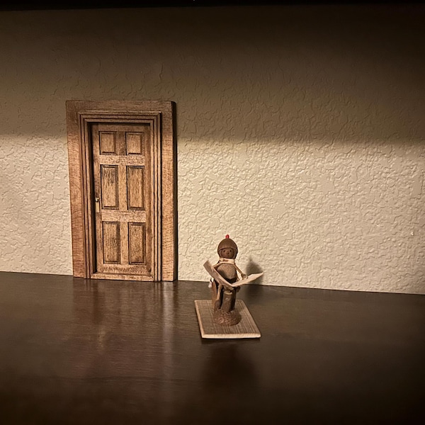 Medieval Scholar Acorn Elf - Nature-inspired Figurine - Etsy