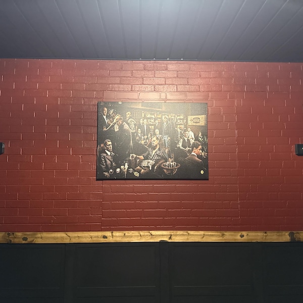 Movie Mafia Canvas Art: Gangster Legends Print, Man Cave Decor - Etsy
