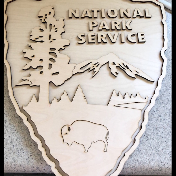 National Park Service Emblem Arrowhead Vector File SVG, Pdf, Dxf, Ai ...