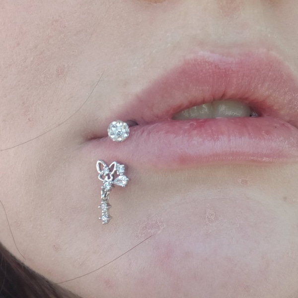 Minimalist Star Lip Ring, Sweet Lip Ring, Star Lip Piercing, Punk Style ...