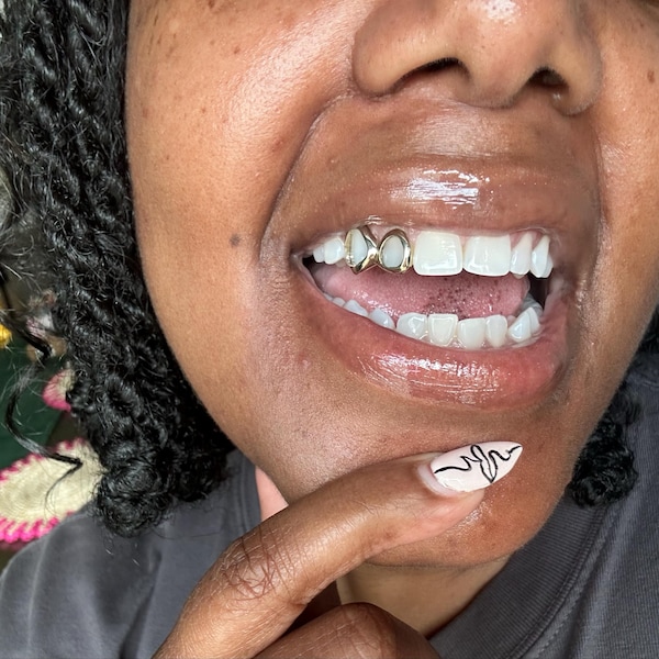 Classic Heart Window Tooth Cap! Custom Grillz, FREE Shipping! - Etsy