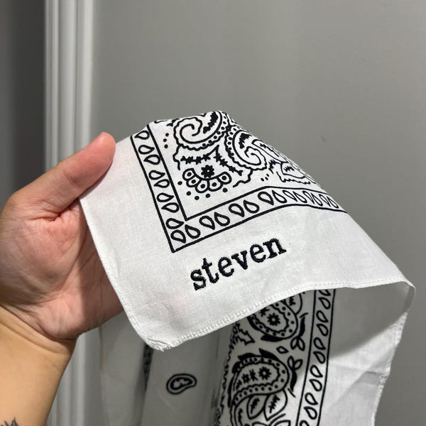 Personalized Bandana // Custom Bandana - Etsy