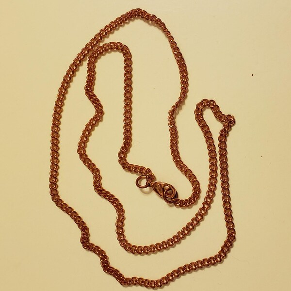 Bulk Copper Curb Chain 10mm Heavy Copper Chain by the Foot FC76 Copper ...