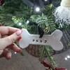Personalised Dog Bone Clay Tree Decoration, Pet Christmas Decoration ...