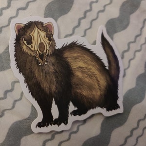 Boney Babies Cute Animal Skull Vulture Culture Matte Stickers Choice of ...