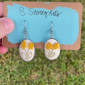 Heart Embroidery Pocket Mirror Kit Blank Compact Mirror for - Etsy