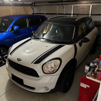 Mini Cooper S R53 Supercharged Pulley Car Vinyl Decal Sticker R53 Mini ...