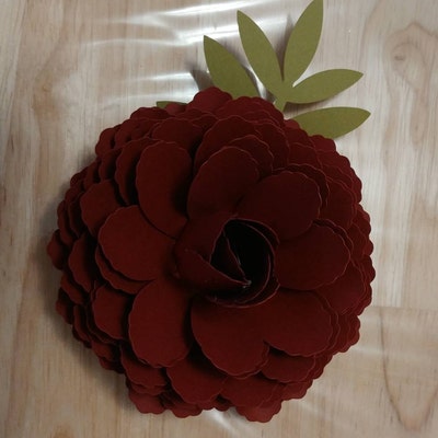 Mini Marigold Template Paper Flower Small/medium/large PNG SVG DXF ...