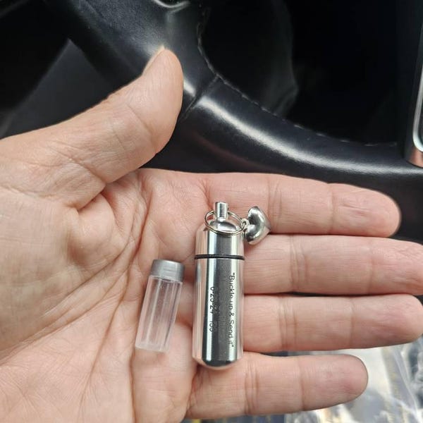 Set of TEN Natural Rosewood Cremation Urn / Scattering Tubes - Fits in ...