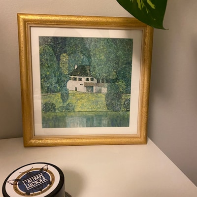 8x8 Inch Gold Square Frame Simple Cottage-style Rounded Bead Profile ...