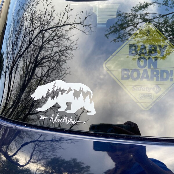 Adventure Arrow Vinyl Decal - Adventure Awaits, Water Bottle Decal ...