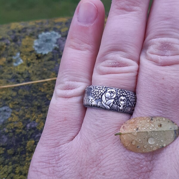 Fairytale Ring - Ring With a Hedgehog - Hedgehog in the Fog - Friends ...