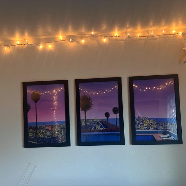 Jujutsu Kaisen Poster 3 Set Framed Wall Art / Canvas / Art Print, Manga ...