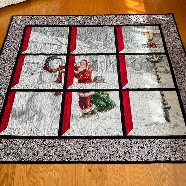 Nativity Holy Night Fabric Panel 24x44, CD2015-BLUE for Timeless ...