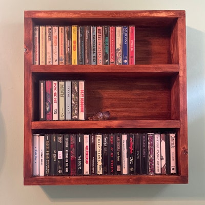 Cassette Tape Display Shelf 48 Cassette Capacity Display Shelf - Etsy