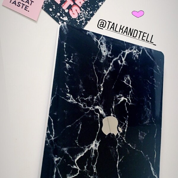 Black Marble MacBook Vinyl Skin | MacBook Decal | Laptop Skin ...