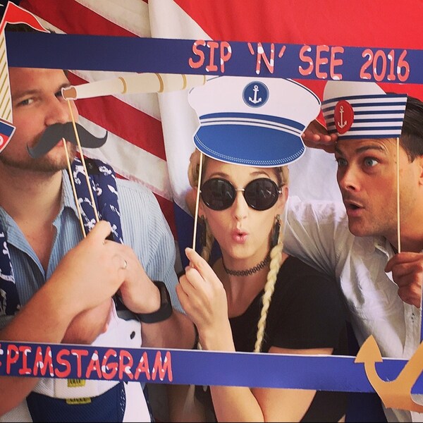 Nautical Props Printable | DIY Nautical Birthday Party Decor | Navy ...