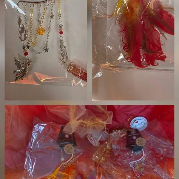 Luna Raven Ear Cuff With Purple Quartz Crystal, Bird Skull Ear Cuff ...