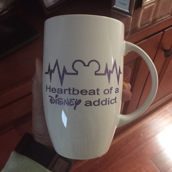 Heartbeat of a Disney Addict Decal | Disney Decal | Disney Heartbeat ...