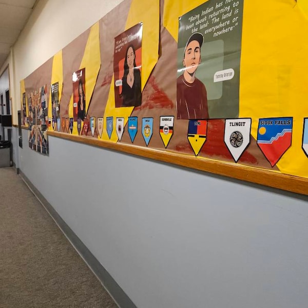 Native American Heritage Month Flag Pennant | American Indian History ...