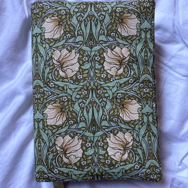 Blue Strawberry Thief Book Sleeve With Closure and Front Pocket – Two ...