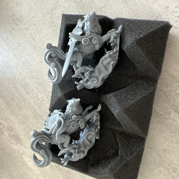 Drow Monk From DM Stash's Under Darkness Set. Total Height. Apx. 43mm ...
