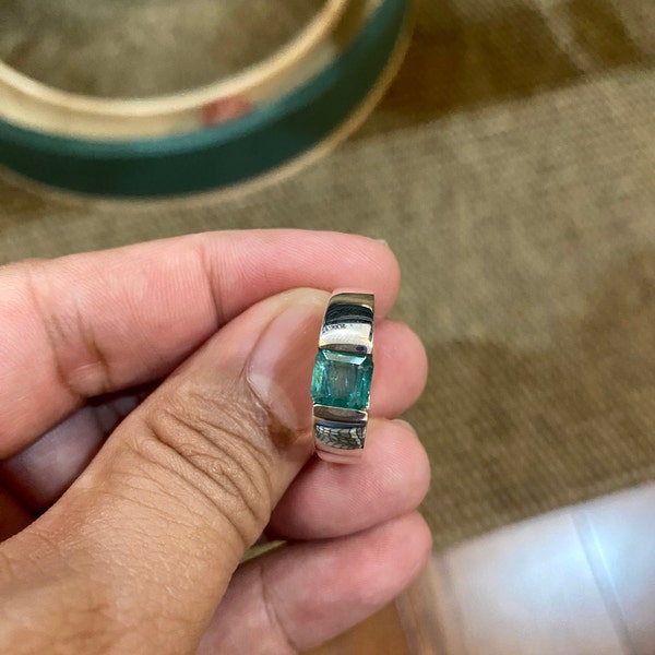 Unique Garnet Ring for Men/ 925 Sterling Silver/ AAA Quality Garnet ...