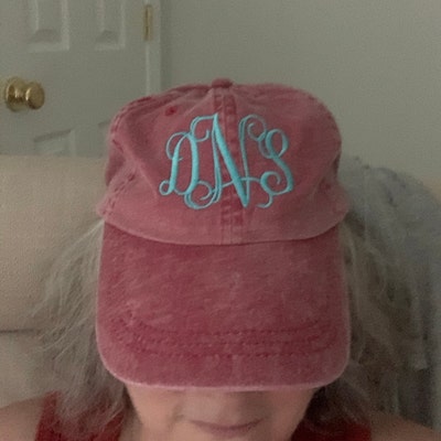 Ladies' Monogram Baseball Cap Custom Color Hat and - Etsy