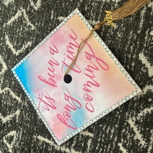 Pooh Graduation Cap PRINTED Grad Cap Design Winnie the Pooh Grad Gift ...
