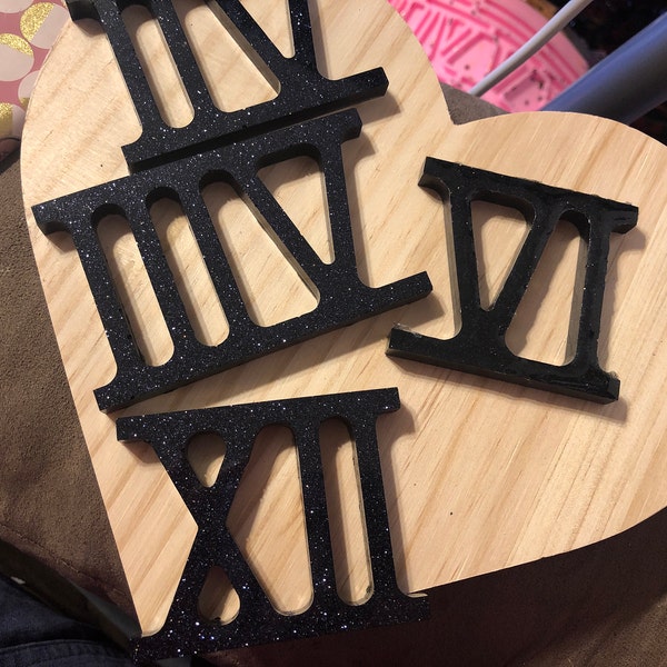 Stencil for Resinart Clock, Template for Resin Clock, With Holes for ...